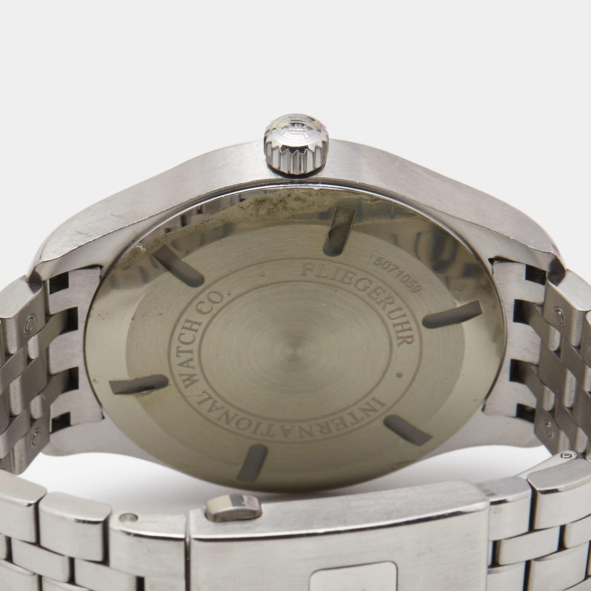IWC Schaffhausen Stainless Steel Pilot's Watch Mark XVII Men's ...