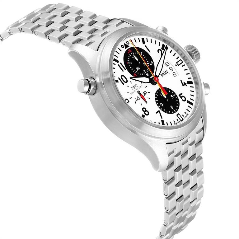 IWC Spitfire Rattrapante Panda Dial Limited Watch IW371803 For Sale at ...