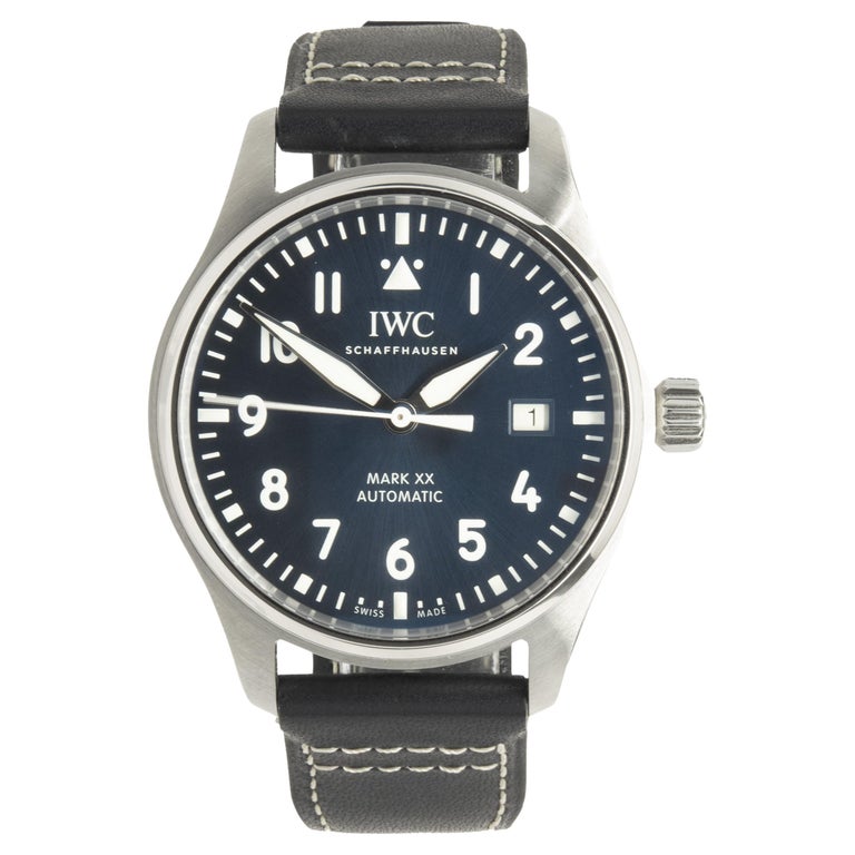 IWC Stainless Steel Pilot’s Watch Mark XX at 1stDibs