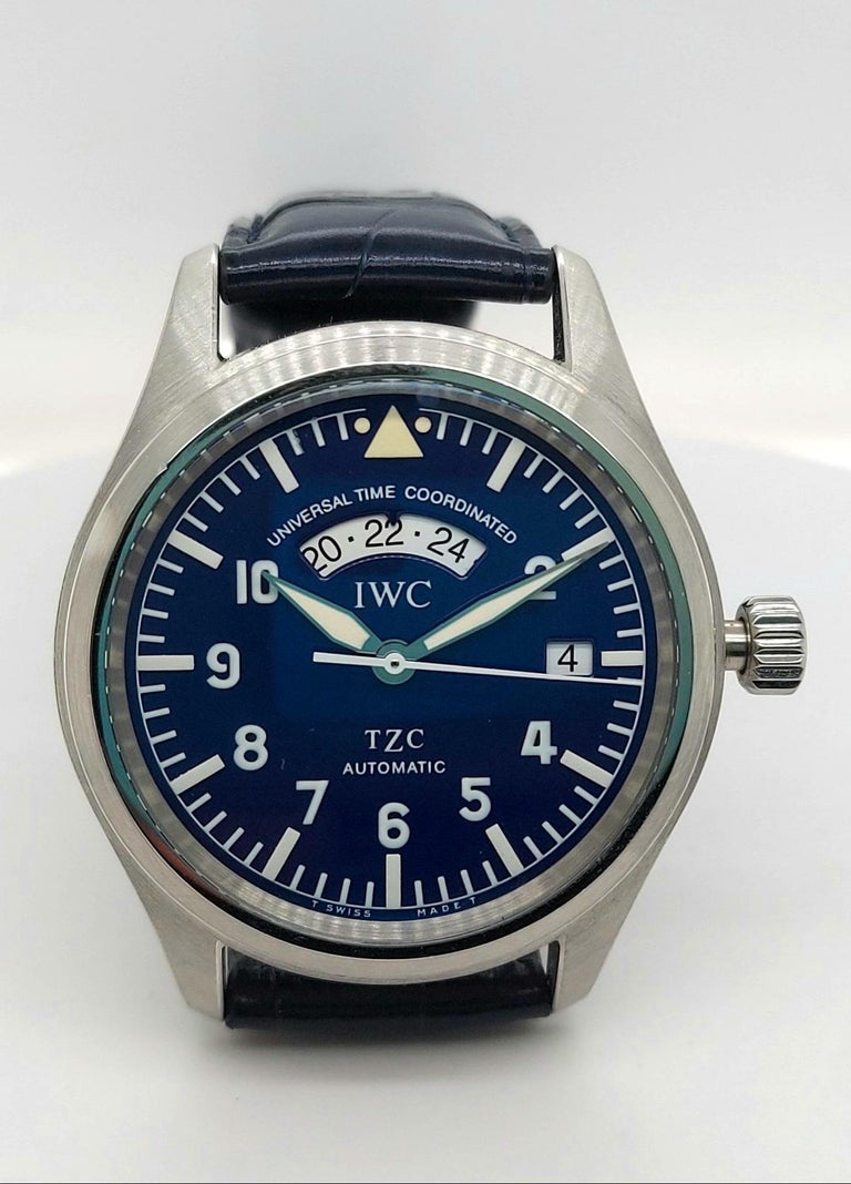 IWC TZC UTC Platinum Limited Edition GMT Fliegeruhr 3251-003 For Sale ...