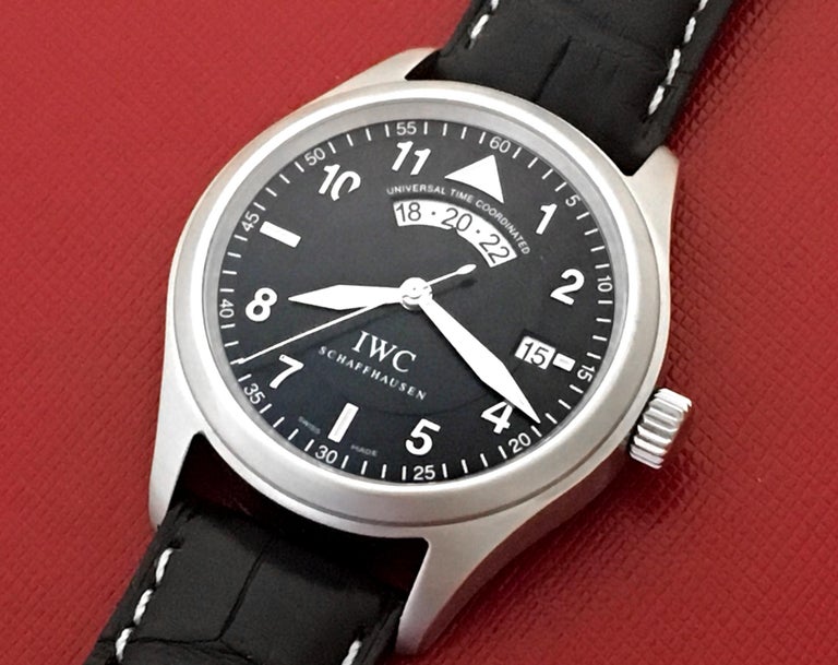 IWC UTC Universal Time Coordinated with 24 Hour Display Men's ...