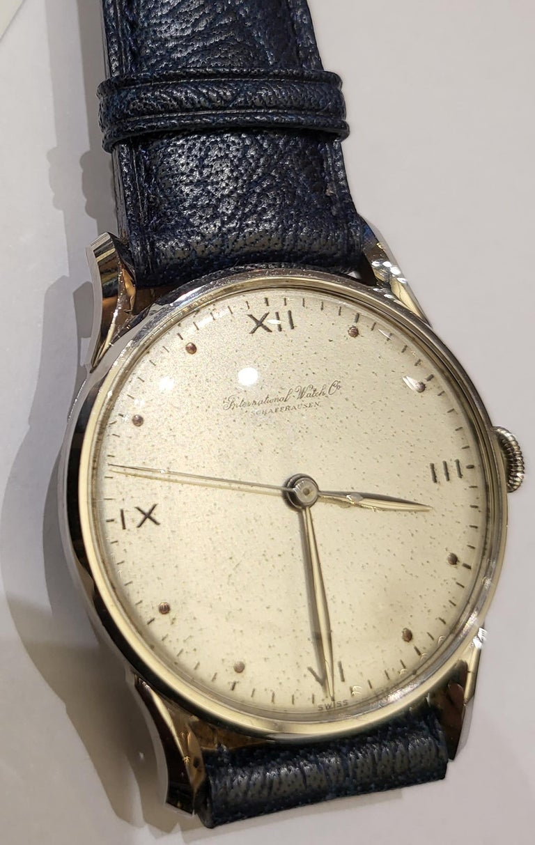 IWC Wrist Watch Stainless Steel Caliber 60 RARE, Fancy Lugs For Sale at ...