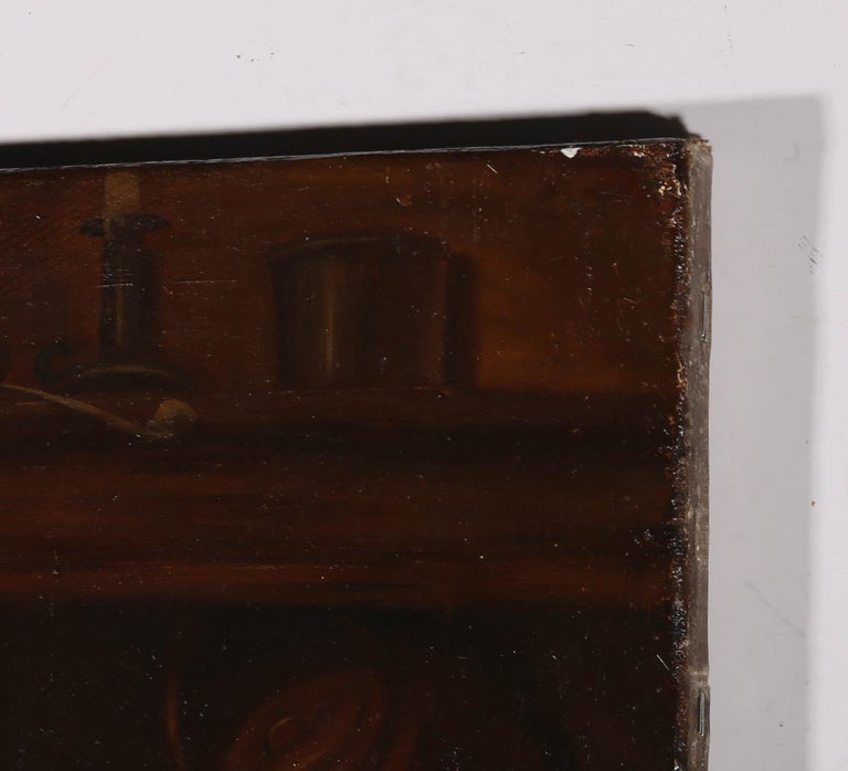 J. Baxter - J. Baxter - Late 19th Century Oil, Beside The Fire For Sale at 1stDibs