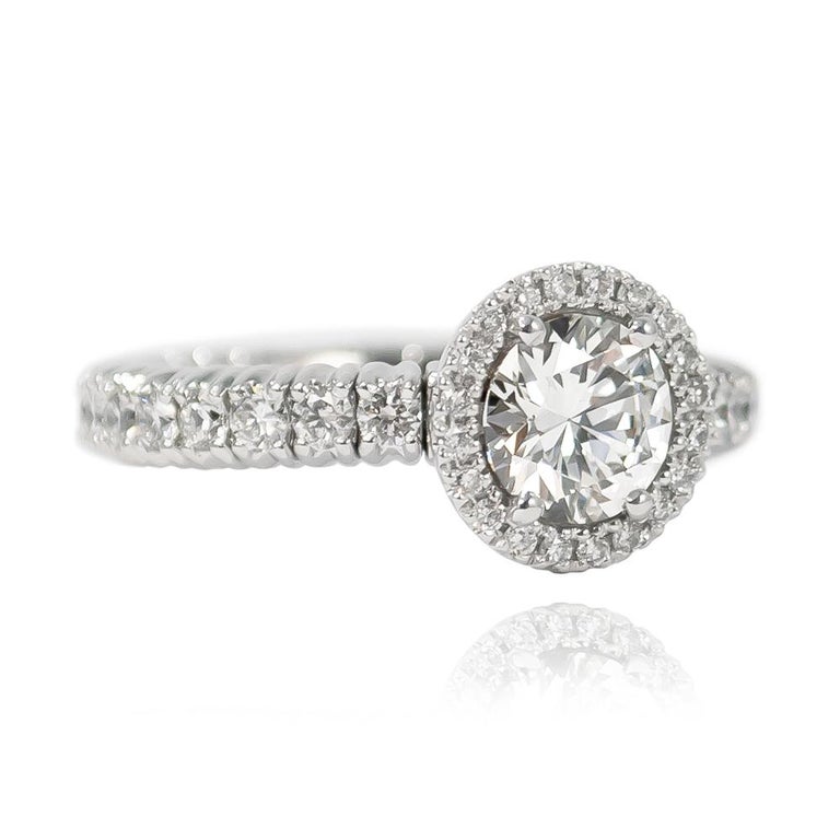 J. Birnbach 18 Karat Gold 1.01 Carat Brilliant Round Diamond Expandable ...