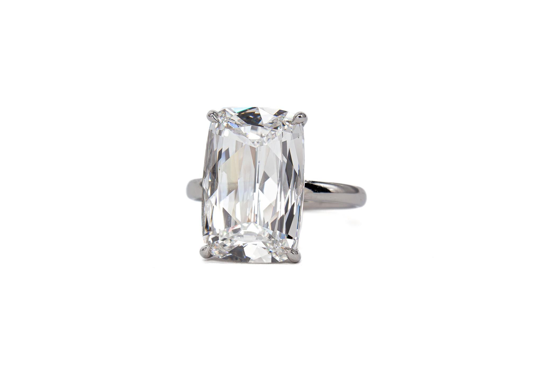 J. Birnbach GIA 6.05 Carat E VVS2 Elongated Cushion Cut Diamond ...