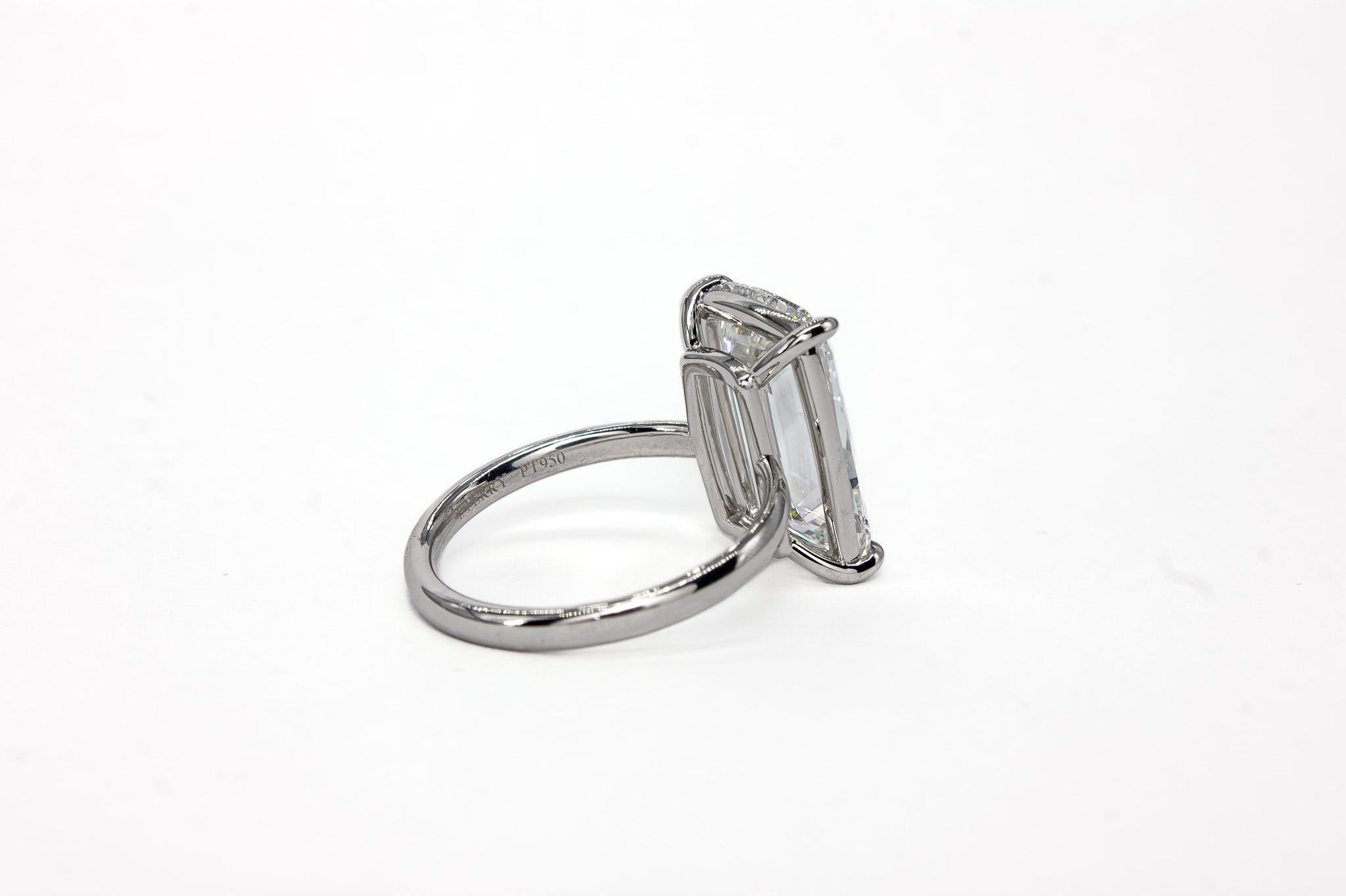 J. Birnbach GIA 6.05 Carat E VVS2 Elongated Cushion Cut Diamond ...