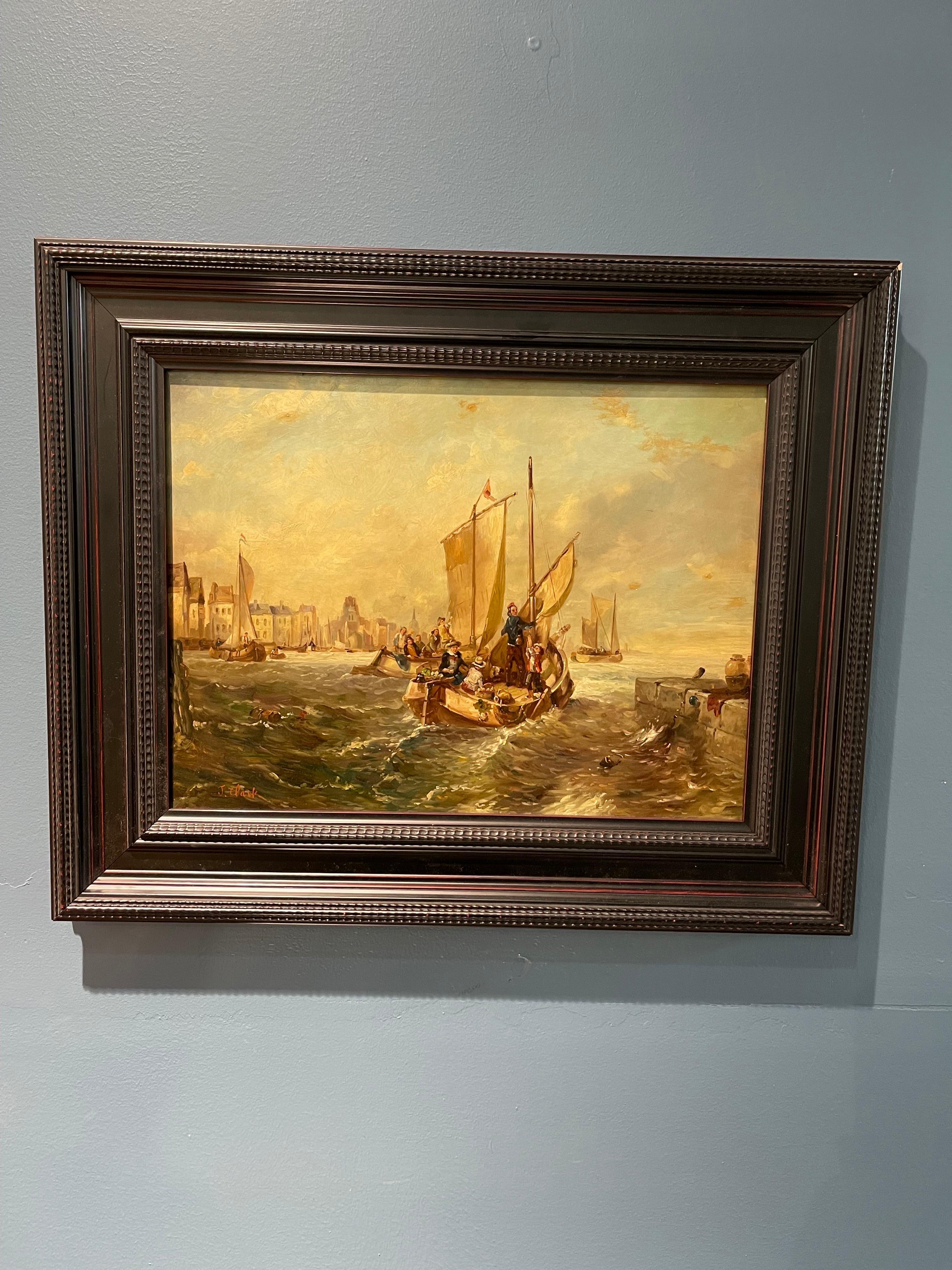 J. Clark Signed Oil Painting For Sale at 1stDibs | j clark artist ...