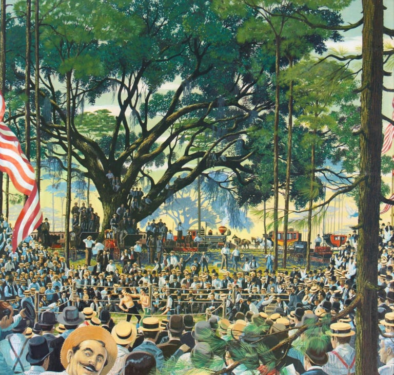 J. Graham Kaye - "The Sullivan-Kilrain Fight" Story Illustration For ...