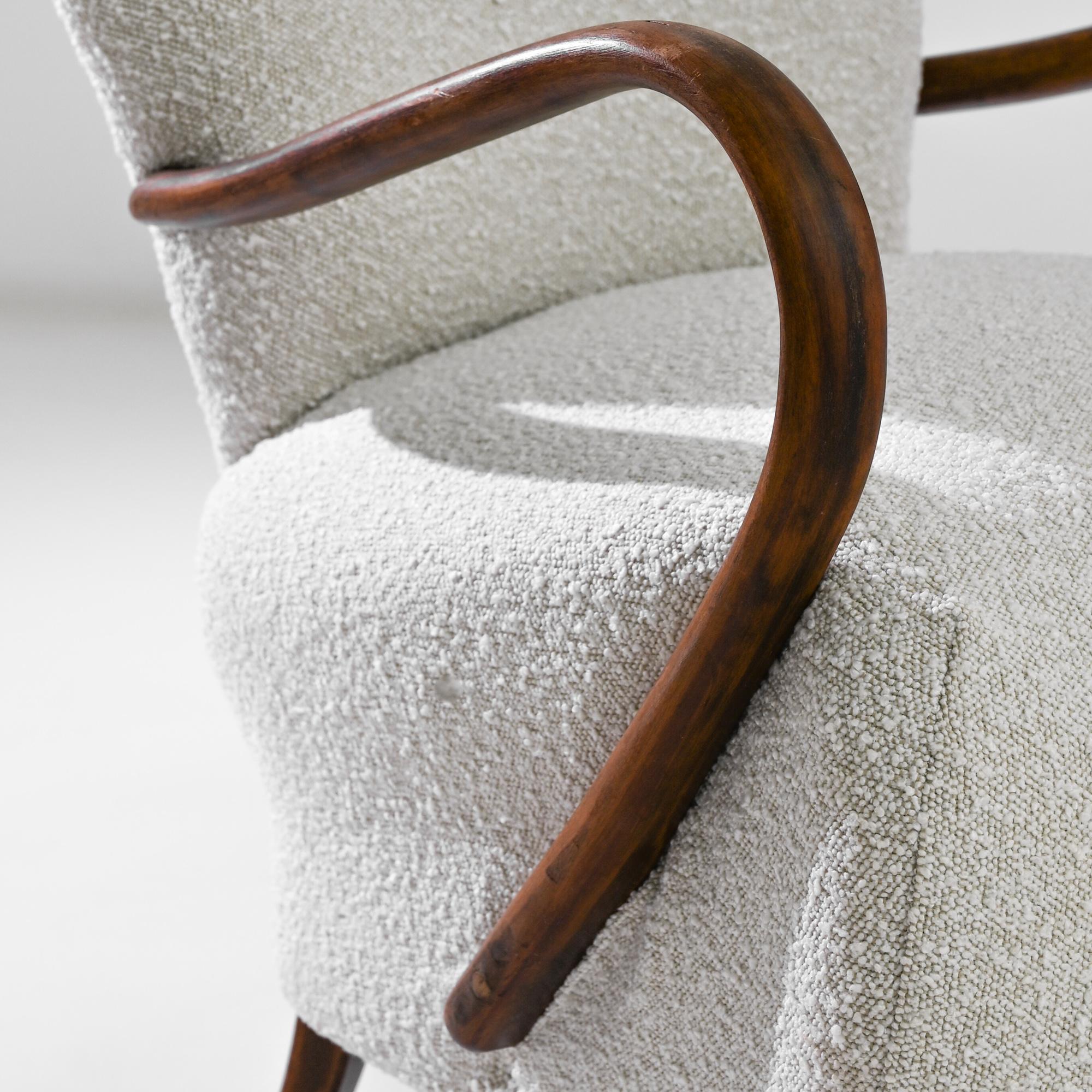 J. Halabala Cocktail Chairs, A Pair at 1stDibs