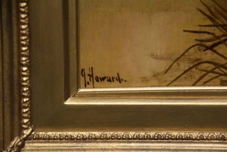 J Howard - Oil Painting Pair by J Howard "Highland Waterfalls" For Sale ...