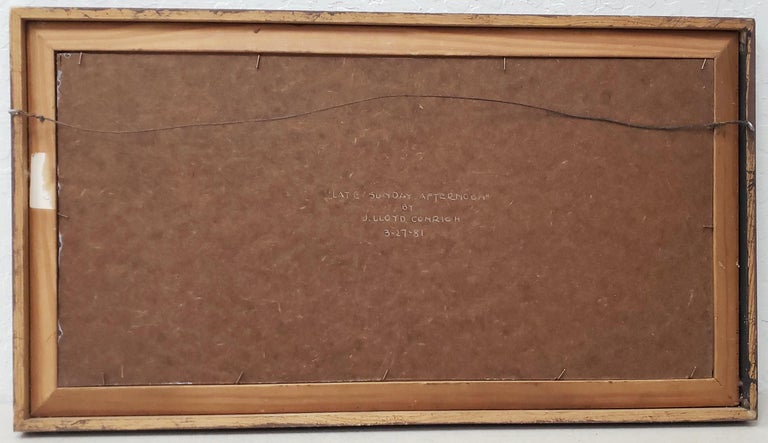 J. Lloyd Conrich "Late Sunday Afternoon" after "Early Sunday Morning ...