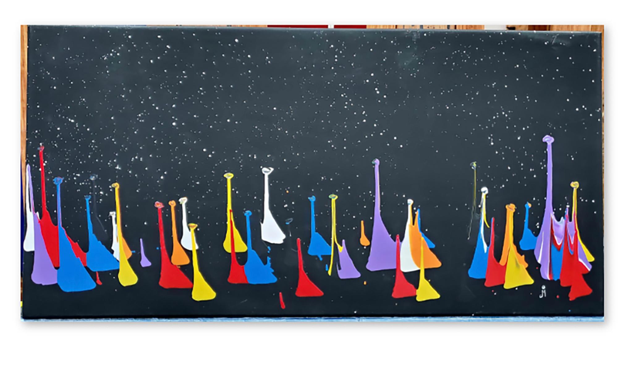 J. Oscar Molina - Gray Drops For Sale at 1stDibs