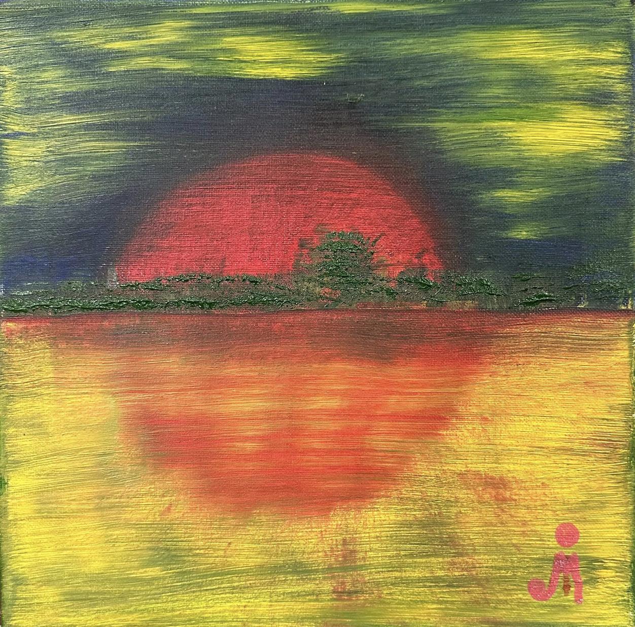 J. Oscar Molina - Luna Roja For Sale at 1stDibs