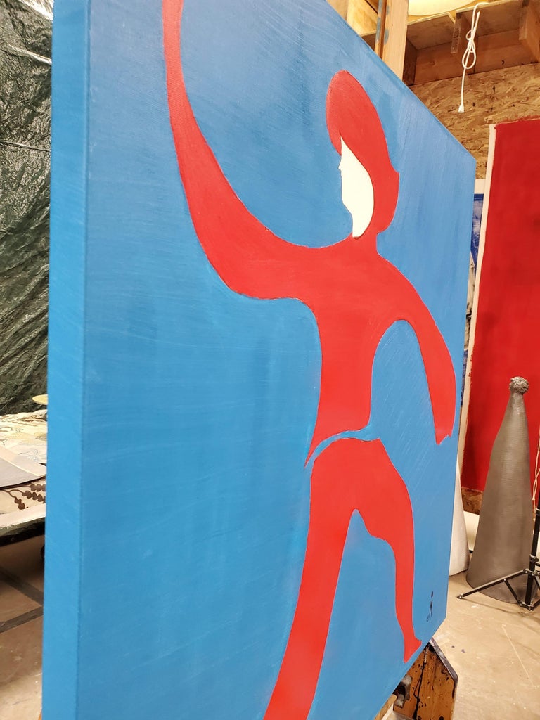 J. Oscar Molina - Red Dancer For Sale at 1stDibs