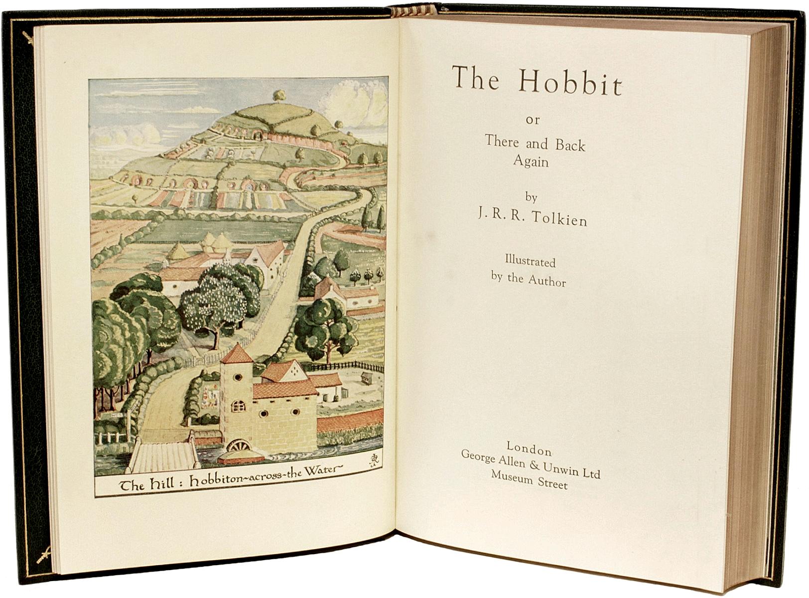 J. R. R. Tolkien, The Hobbit, First Edition Second Impression, 1937 at 1stDibs | the hobbit 1937 ...
