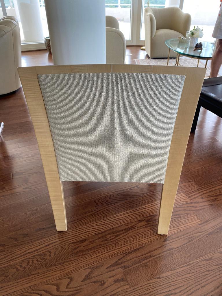 J. Robert Scott Modern Wooden Armchair at 1stDibs
