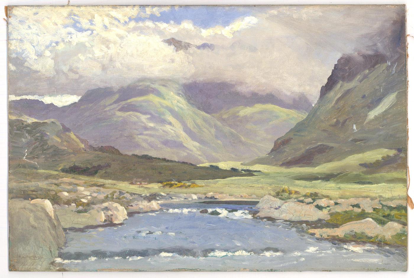J Scott Harrison - J Scott Harrison - Early 20th Century Oil, In the ...