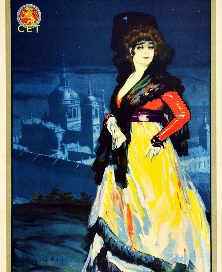 J. Segrelles - Original Vintage Travel Poster Visitad Espana El Paraiso ...