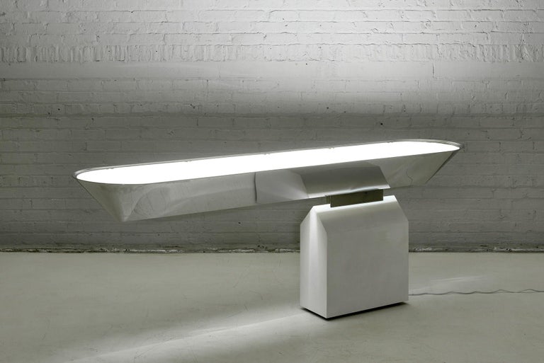 J. Wade Off Beam Stainless Console for Brueton, 1970 For Sale at 1stDibs