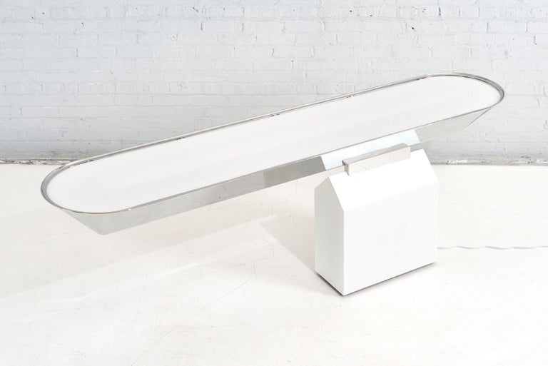 J. Wade Off Beam Stainless Console for Brueton, 1970 For Sale at 1stDibs