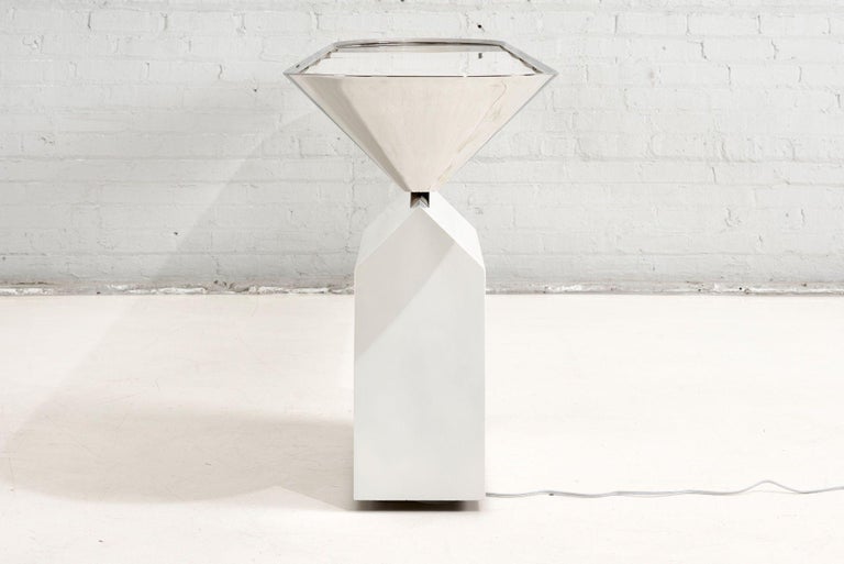 J. Wade Off Beam Stainless Console for Brueton, 1970 For Sale at 1stDibs