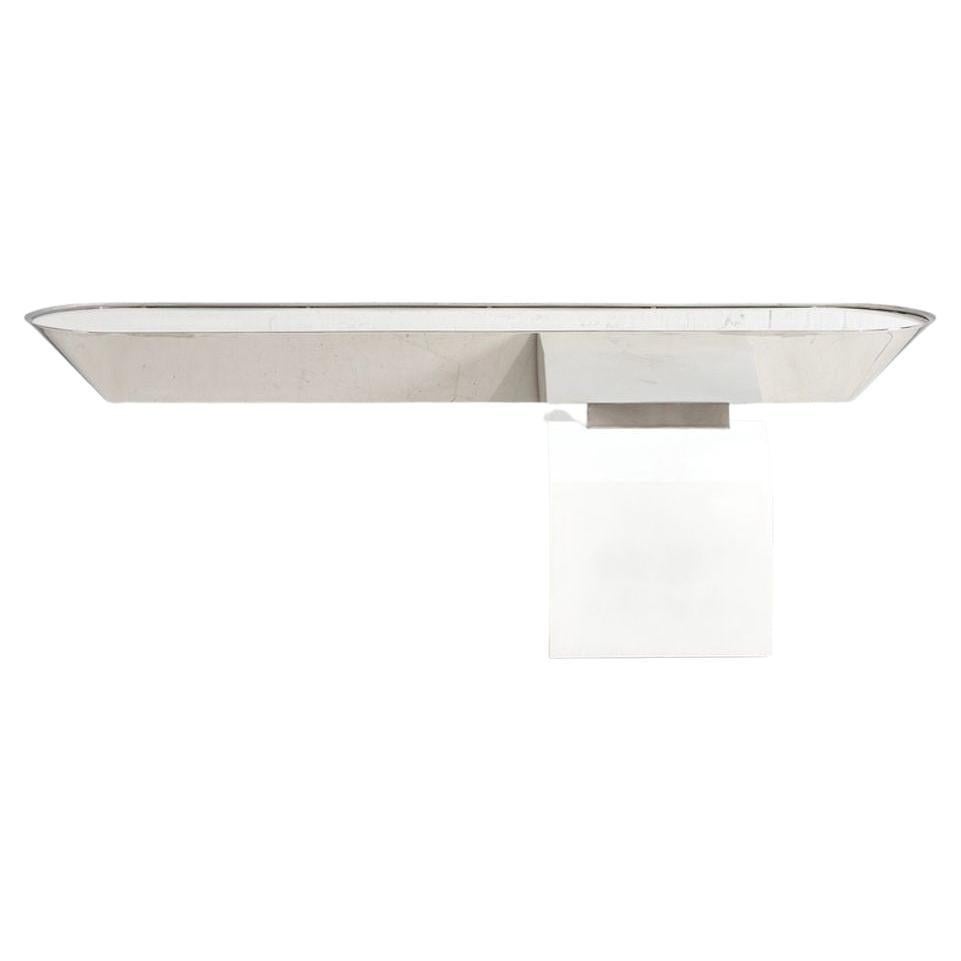 J. Wade Off Beam Stainless Console for Brueton, 1970 For Sale at 1stDibs