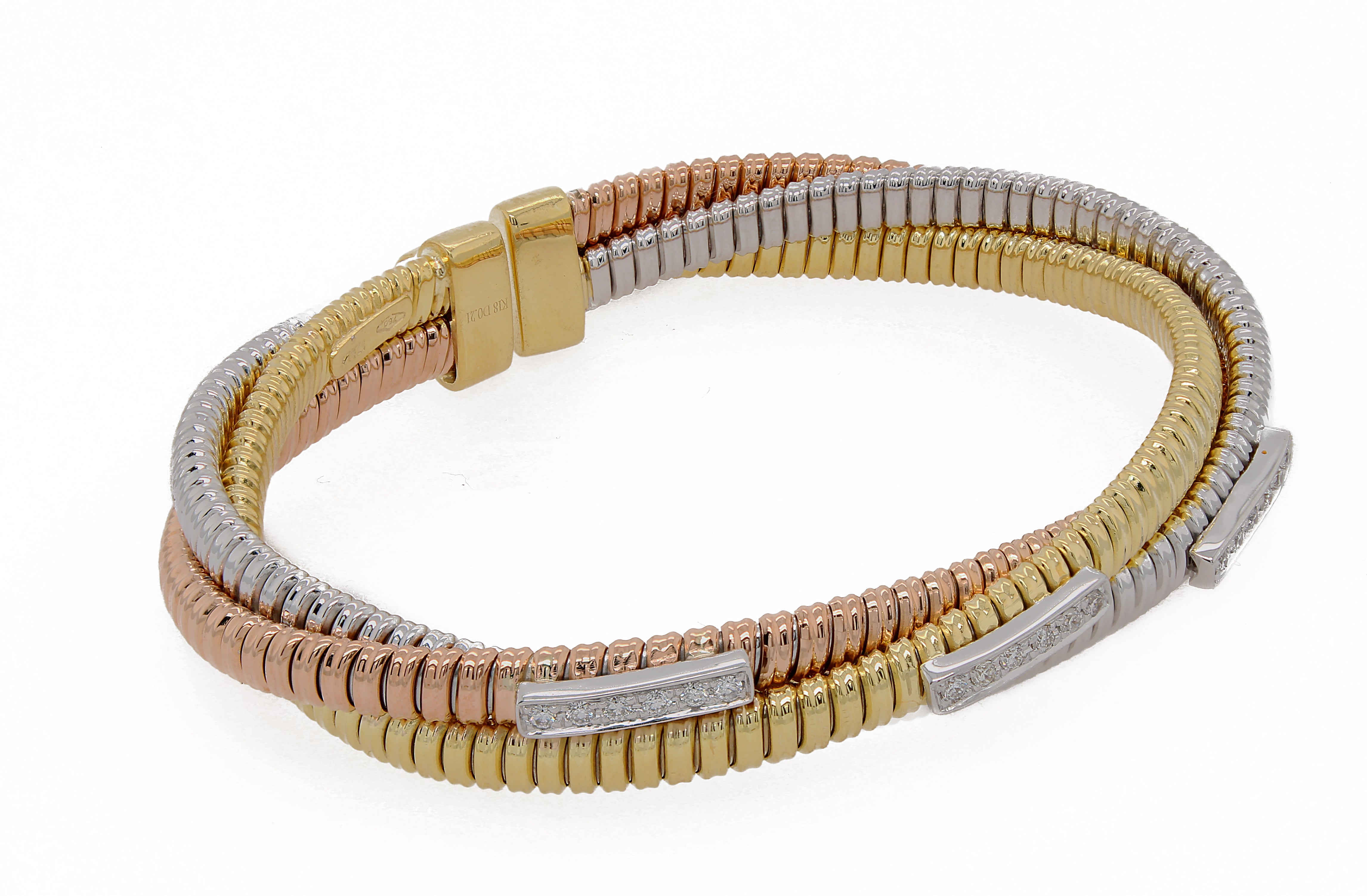 14 Karat Italian Gold Bracelet For Sale at 1stDibs