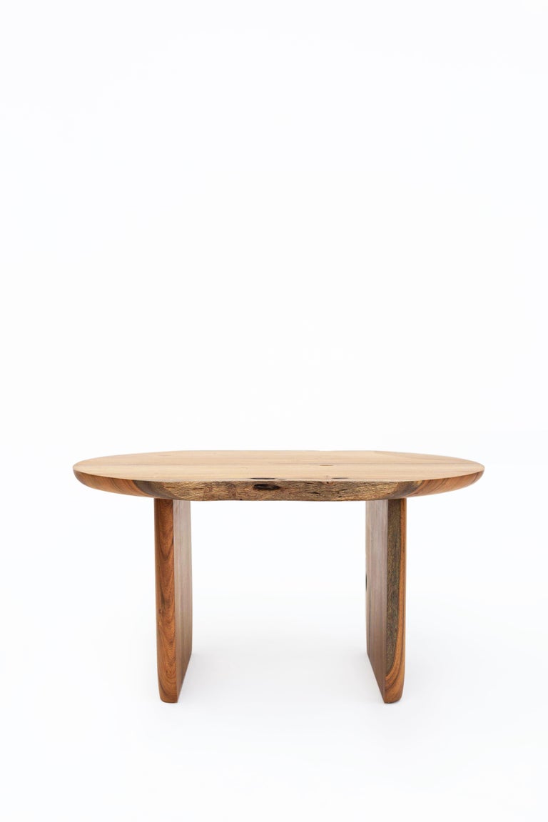 Jabin Tropical Solid Wood Round Coffee Table For Sale at 1stDibs