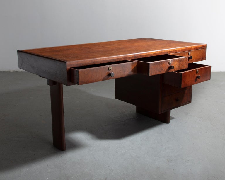 Jacaranda Desk by Joaquim Tenreiro, Brazil, 1950s at 1stDibs