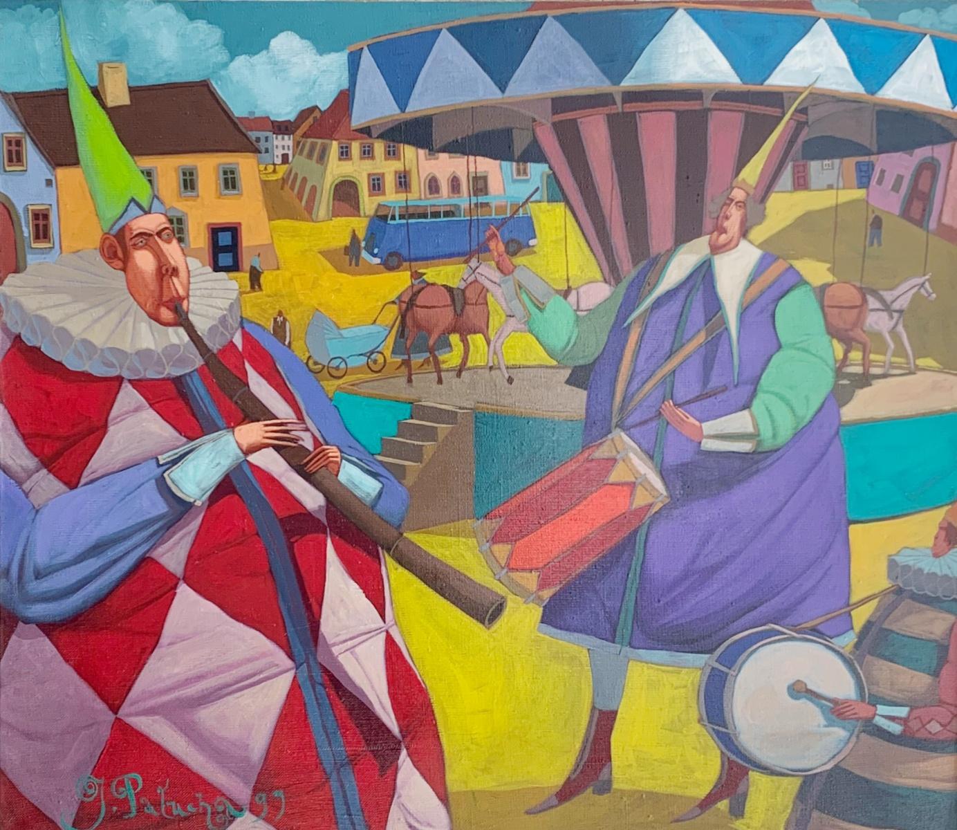 Jacek Palucha - Investors - XX century, Figurative painting, Bright ...