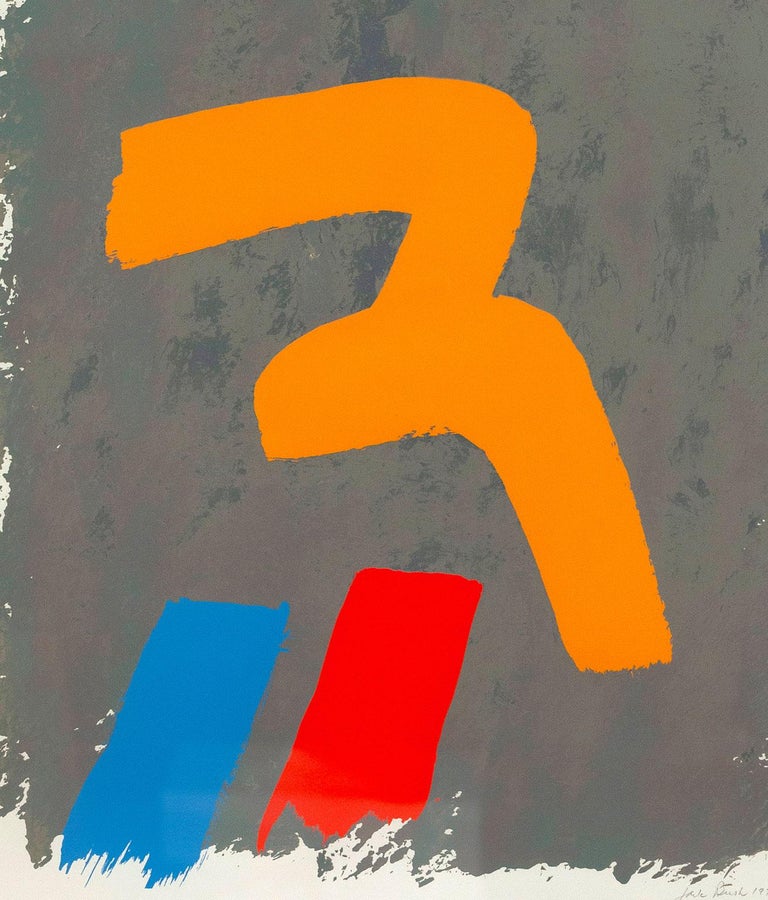 Jack Bush - Jack Bush "Yellow Mark" Serigraph, 1971 at 1stDibs