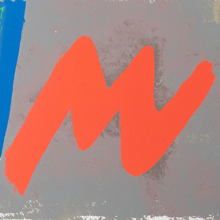 Jack Bush - Red M For Sale at 1stDibs