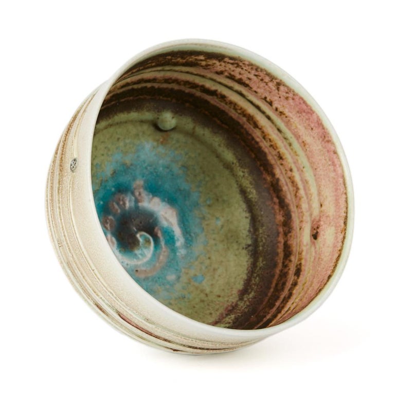 Jack Doherty Studio Pottery Porcelain Ribbed Bowl at 1stDibs