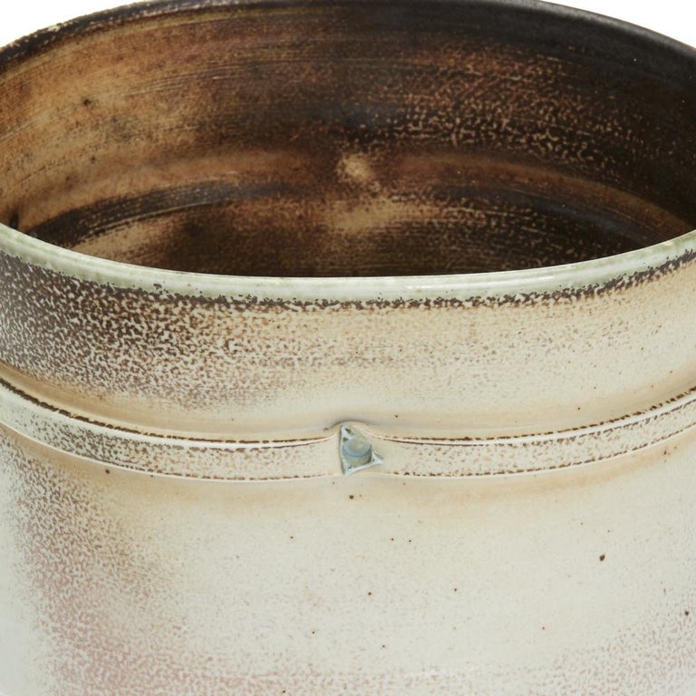 Jack Doherty Studio Pottery Porcelain Strapped Vessel For Sale at 1stdibs