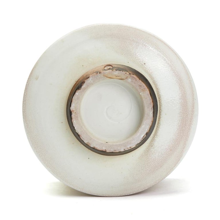 Jack Doherty Studio Pottery Porcelain Strapped Vessel For Sale at 1stdibs