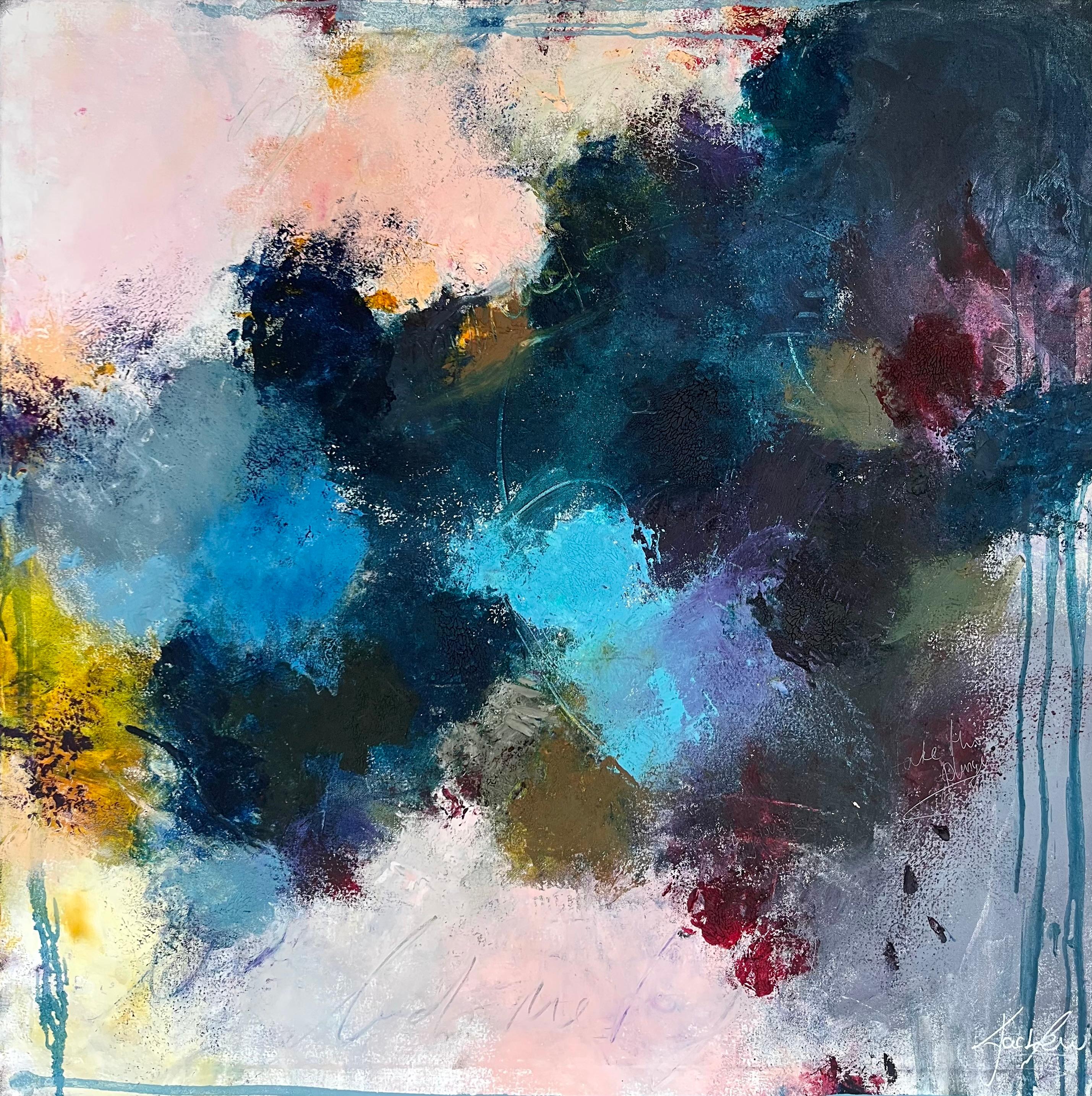 Jack Few - Hold me_original abstract vibrant color expressionism ...