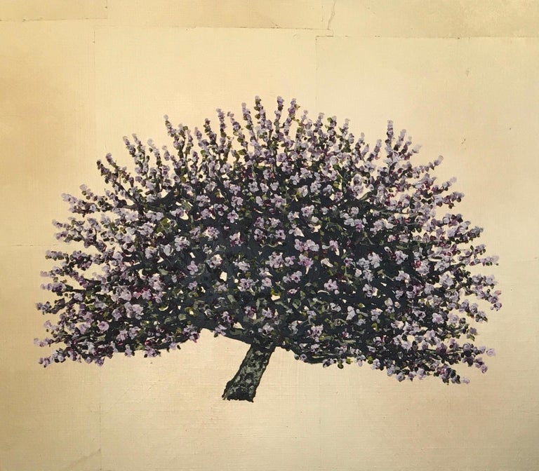 Jack Frame - Garden Lady - Contemporary Landscape Painting by Jack ...