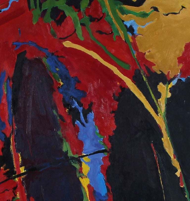 Jack Freeman - Large San Francisco Abstract Expressionist Oil on Canvas ...