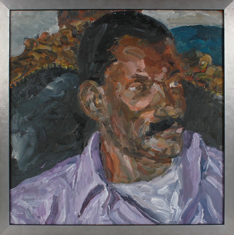 Jack Freeman - Portrait of a Man 2001 Oil For Sale at 1stDibs