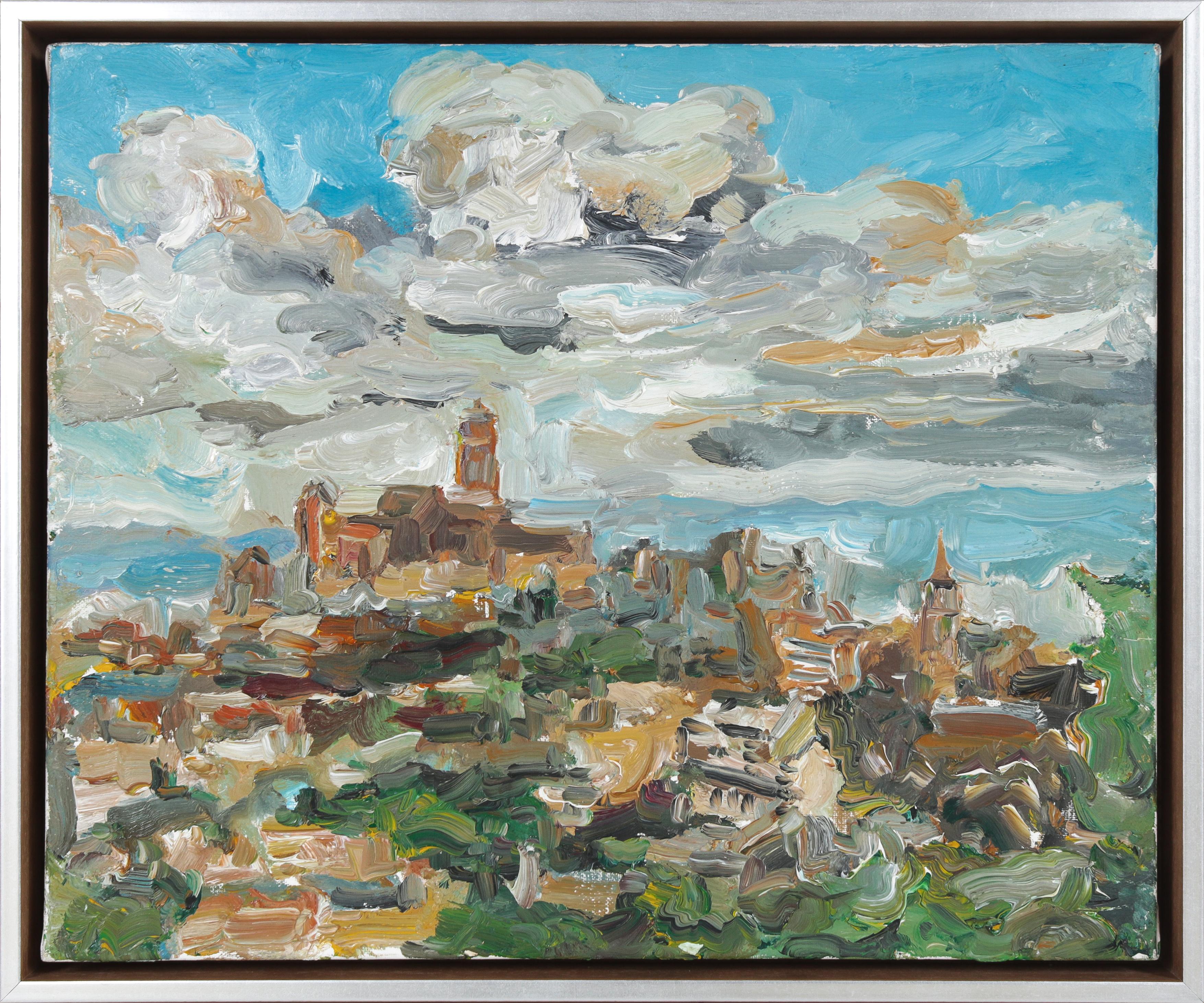 Jack Freeman - "Randall Museum" San Francisco Landscape, Oil on Canvas ...