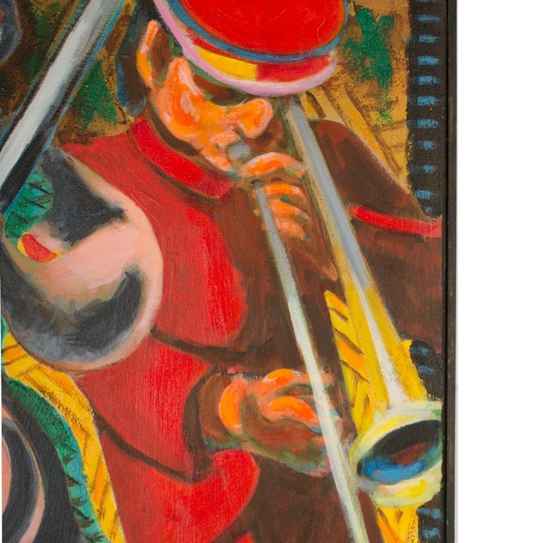 Jack Gerber (American, b. 1927 - d. 2021) "The Parade Master" painting ...