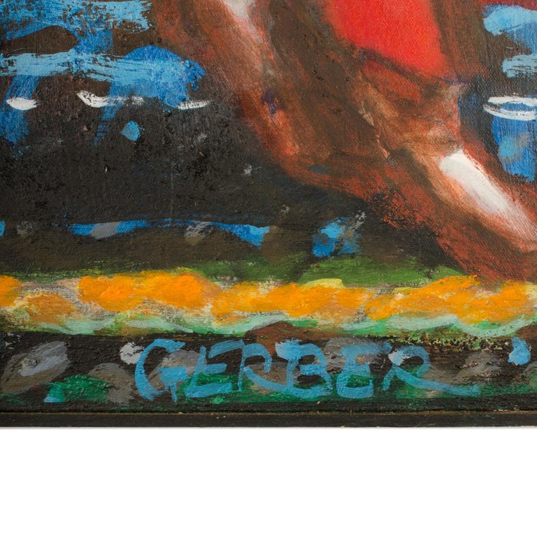 Jack Gerber (American, b. 1927 - d. 2021) "The Parade Master" painting. For Sale at 1stDibs