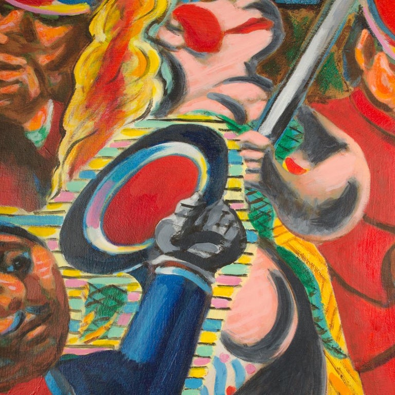 Jack Gerber (American, b. 1927 - d. 2021) "The Parade Master" painting ...