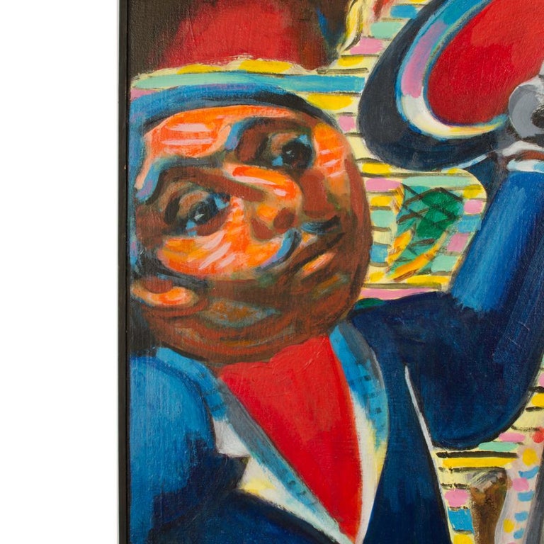 Jack Gerber (American, b. 1927 - d. 2021) "The Parade Master" painting ...