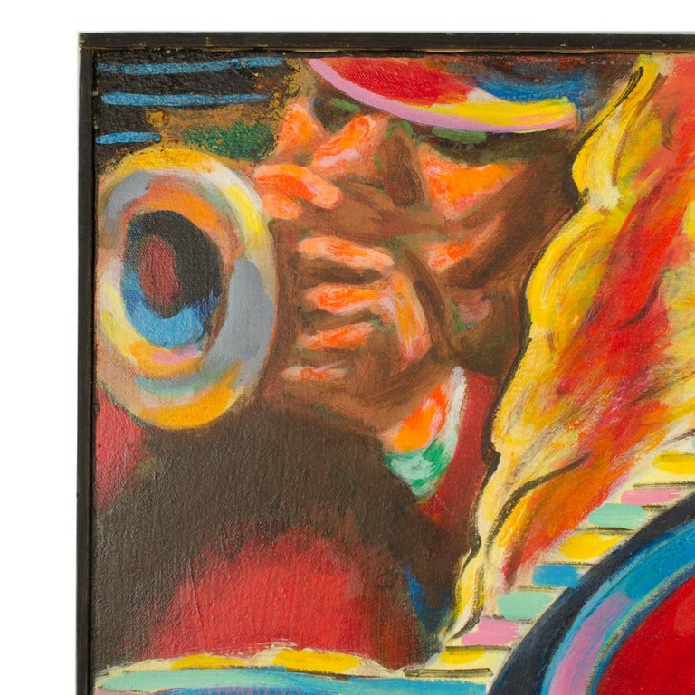 Jack Gerber (American, b. 1927 - d. 2021) "The Parade Master" painting ...