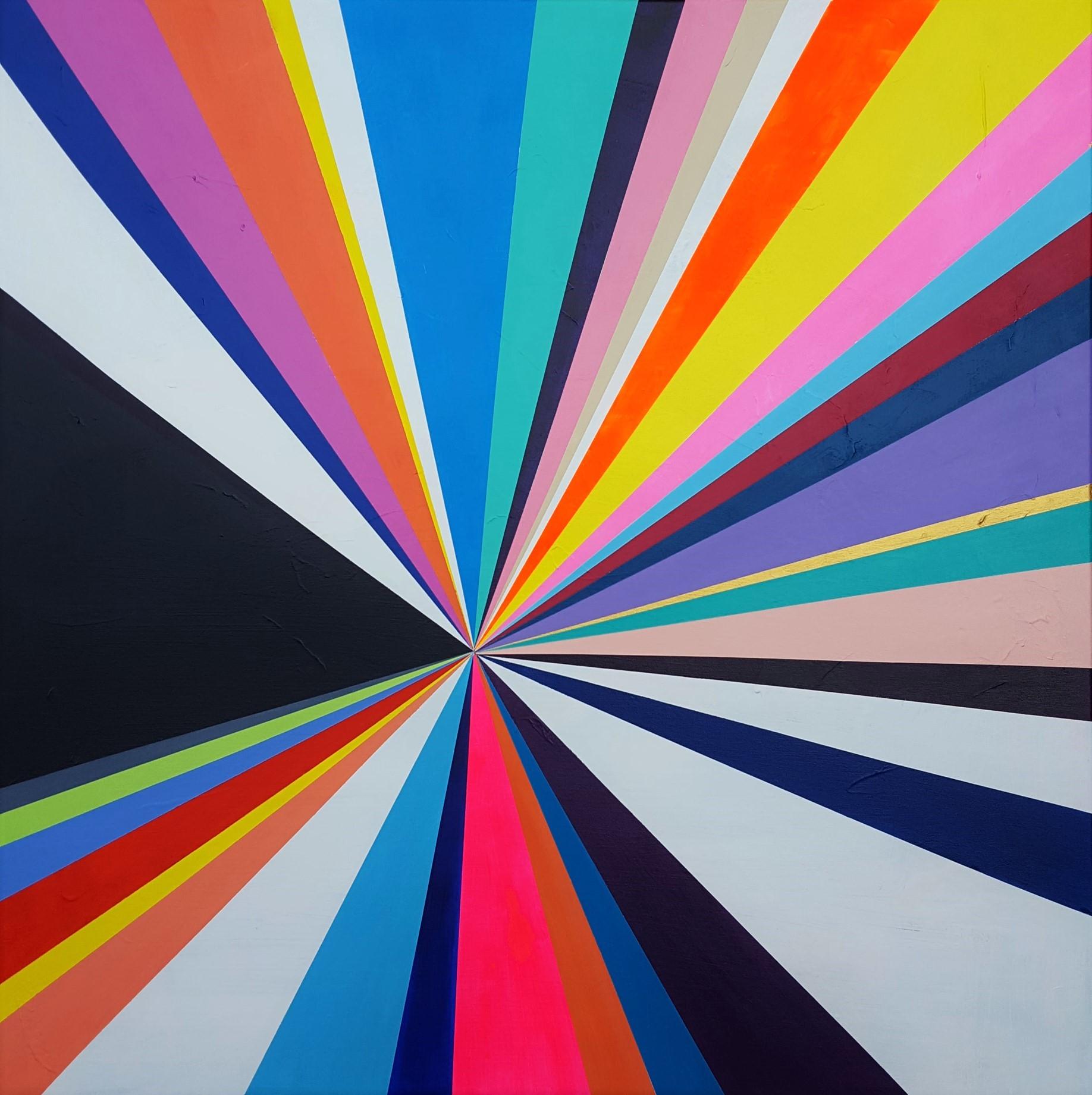 Mireia Ruiz - Abstract 63 - Oil Painting, Colourful, Landscape ...