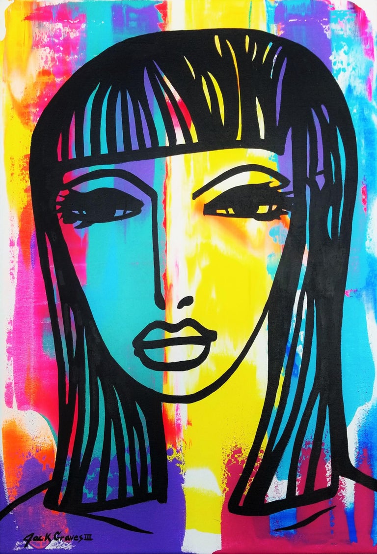 Jack Graves III - Female Face Icon VI (Cleopatra) For Sale at 1stDibs