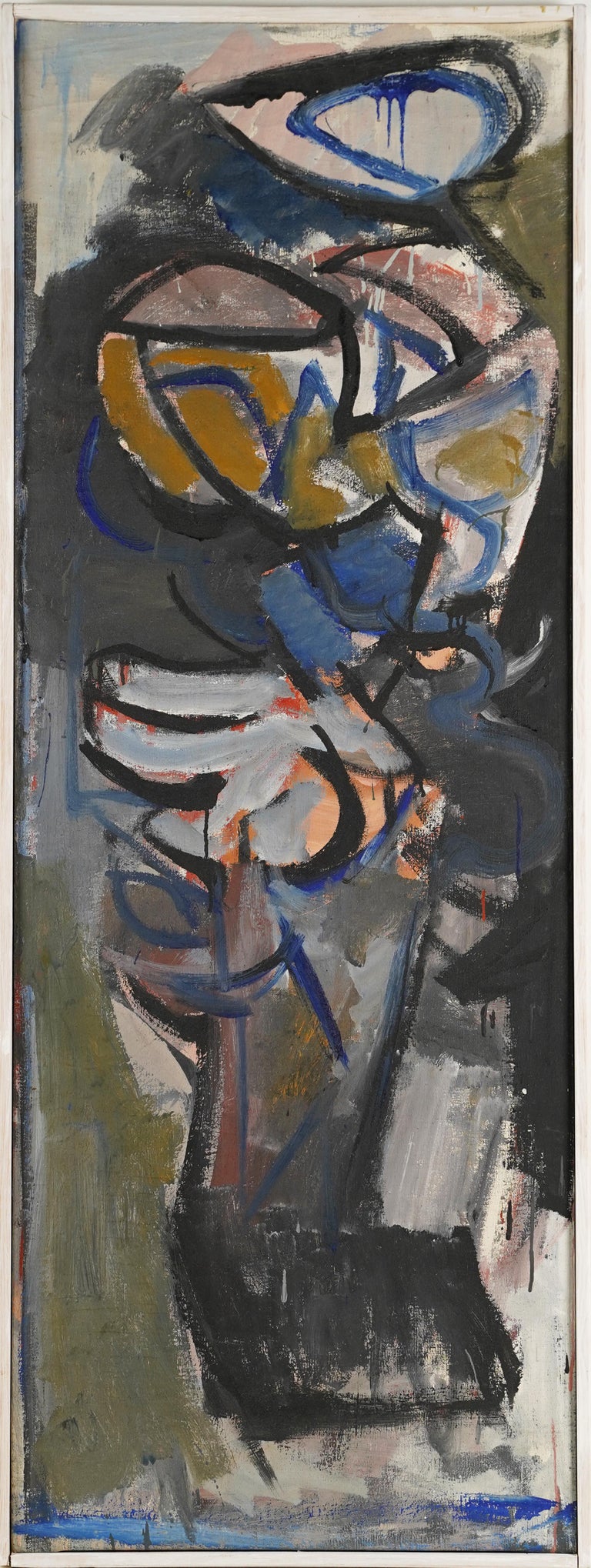 Jack Hammack - Antique American Abstract Expressionist Large Modern ...