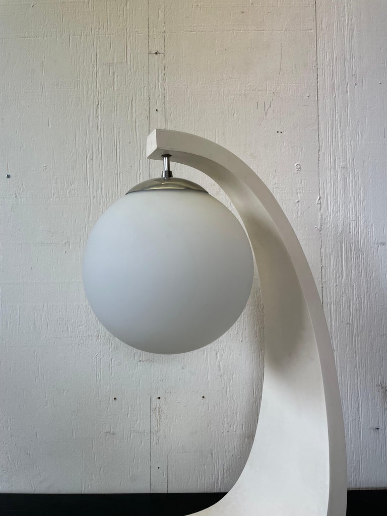 Jack Haywood "Serpentine" Table Lamp by Modeline For Sale at 1stDibs