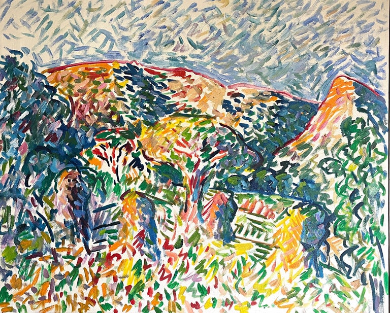 Jack Hooper - 1991 "Angel's Compiled - Santa Maria" Landscape Painting ...